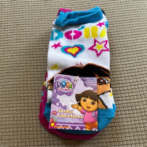 Nickelodeon | Accessories | Dora The Explorer Girls 3 Pairs Socks ...